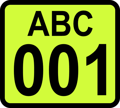 Lime Mine Reflective Decals | Safety Signs & Equipment